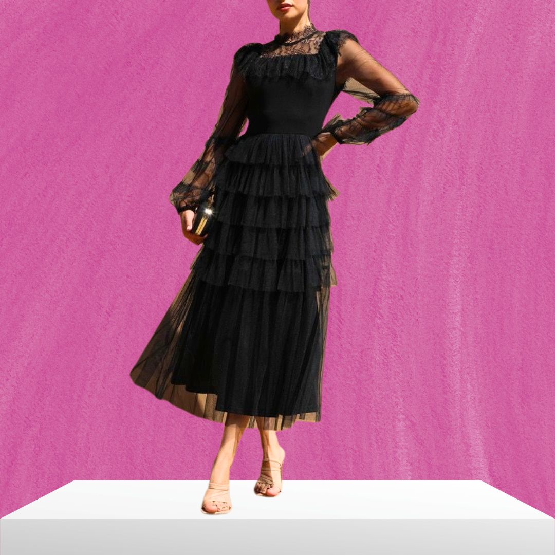 Lirienne Dress rojo y negro – Bella The Shop Lirienne Dress rojo y negro – Bella The Shop